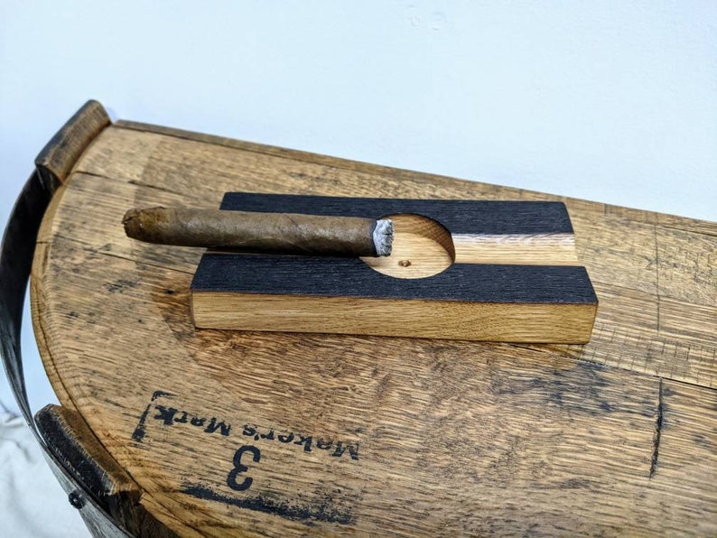 Bourbon Cigar Tray Barrel Stave Cigar Ashtray | Etsy