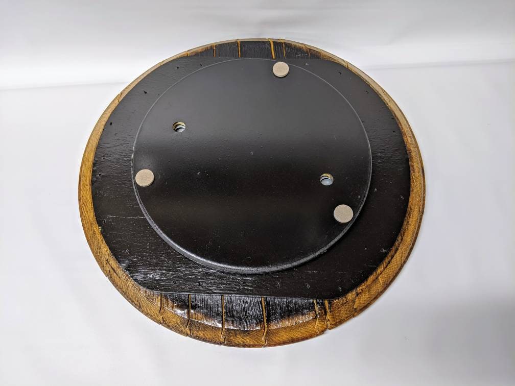 Multi Brand Barrel Top Bourbon Barrel Tray Lazy Susan Wall - Etsy