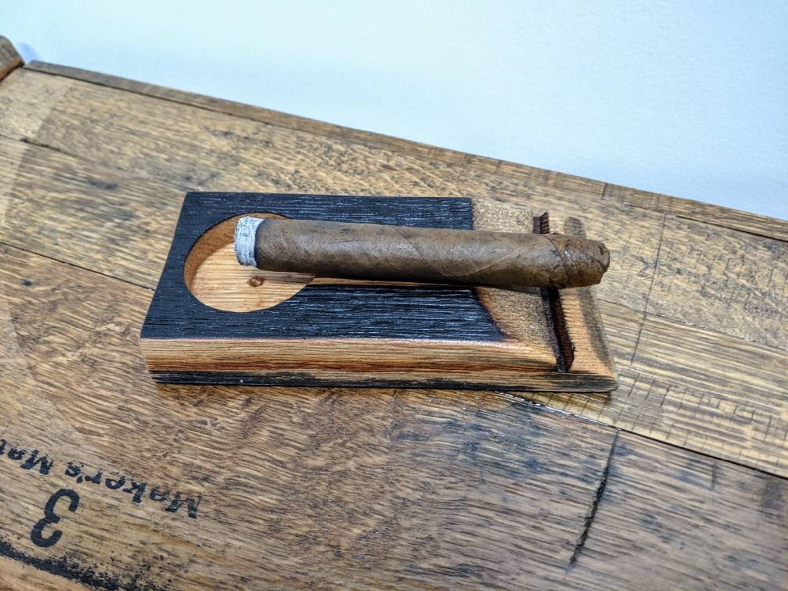 Bourbon cigar tray barrel stave Cigar ashtray | Etsy