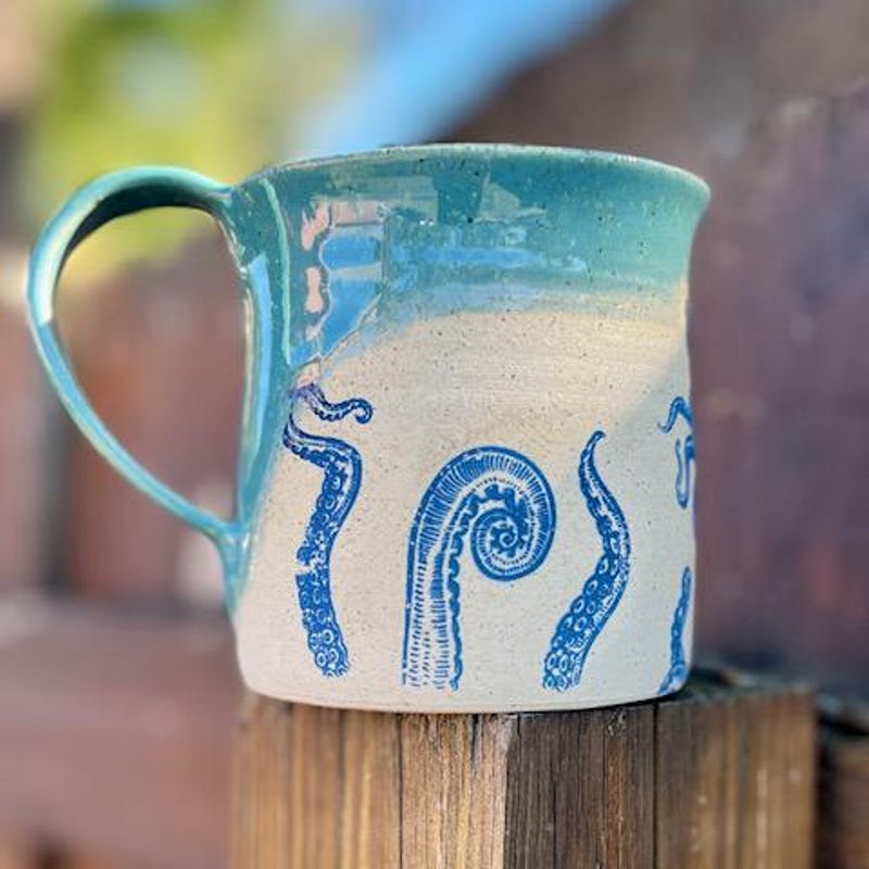 Octopus Cup - Etsy
