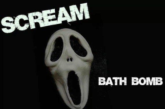 Scream - horror themed bath bomb by Brooks Bath Bombs | Catch My Party