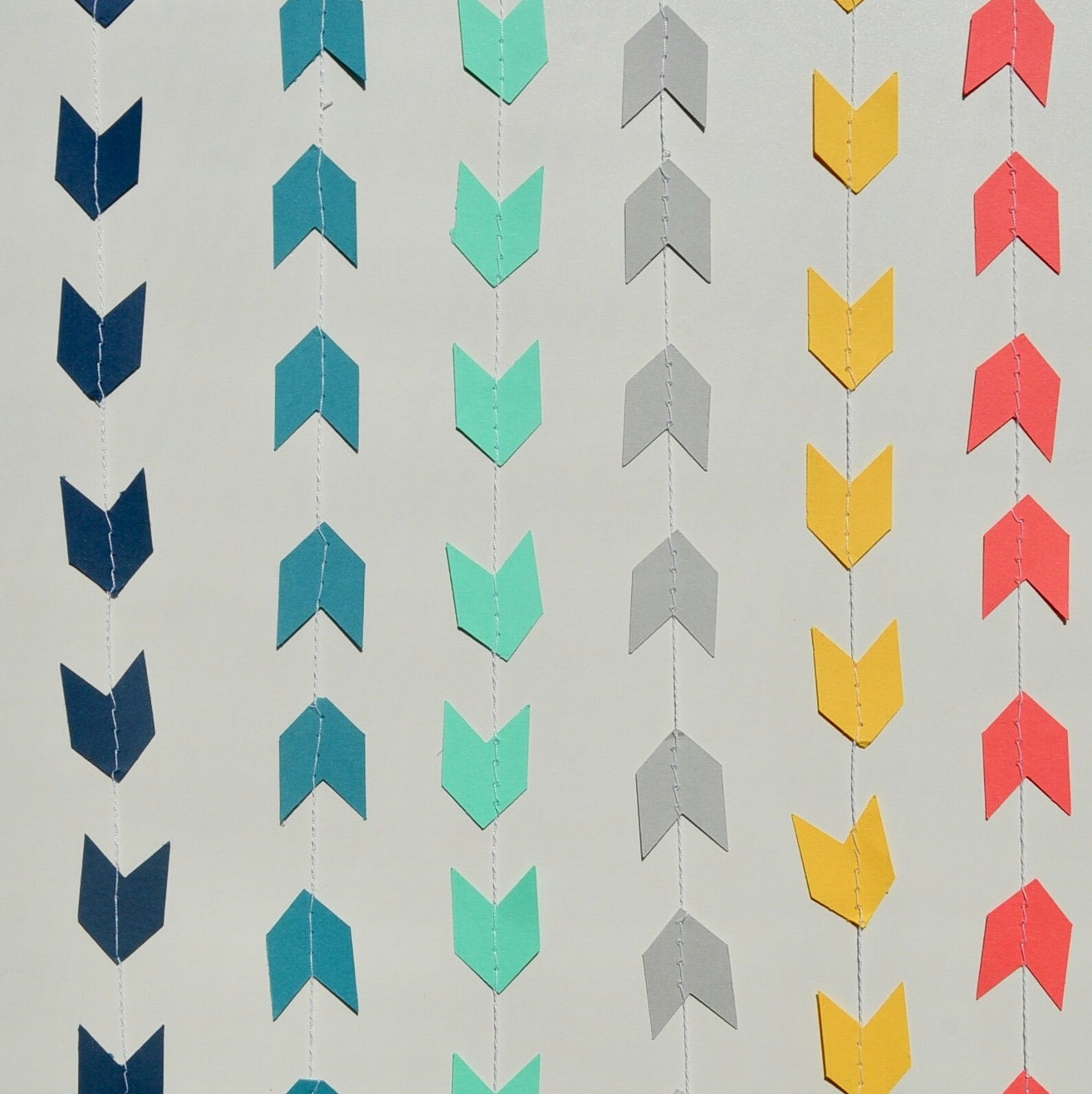 Chevron Paper Garland Geometric Garland Mix and Match Customize Wedding ...