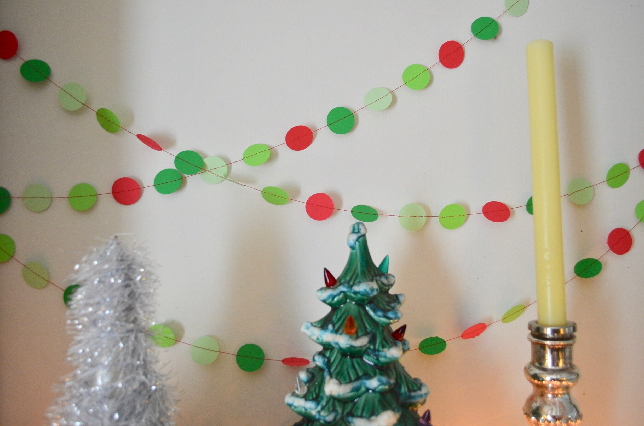 Christmas Paper Garland | Multi-colored | Scandinavian Inspired ...