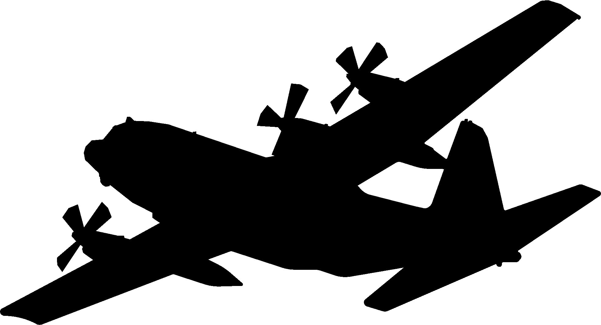AC 130W Plane, Gunship SVG, Plane Svg, Warplane Svg, Plane Clipart ...
