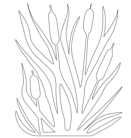 Cattail SVG, Plant Svg, Plant Svg, Cattail Clipart, Cattail Files for ...