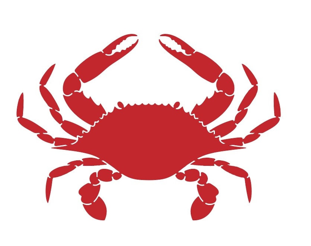 Blue Crab Svg, Crab Clipart, Sea Animals Clip Art, Ocean Svg Download ...