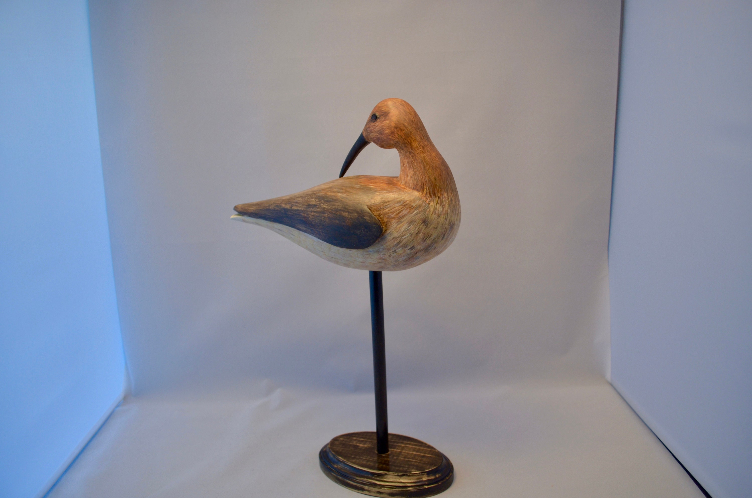 Ducks, Shore Birds, Curlew, Wood Carvings, Realistic Birds, Hand Made ...