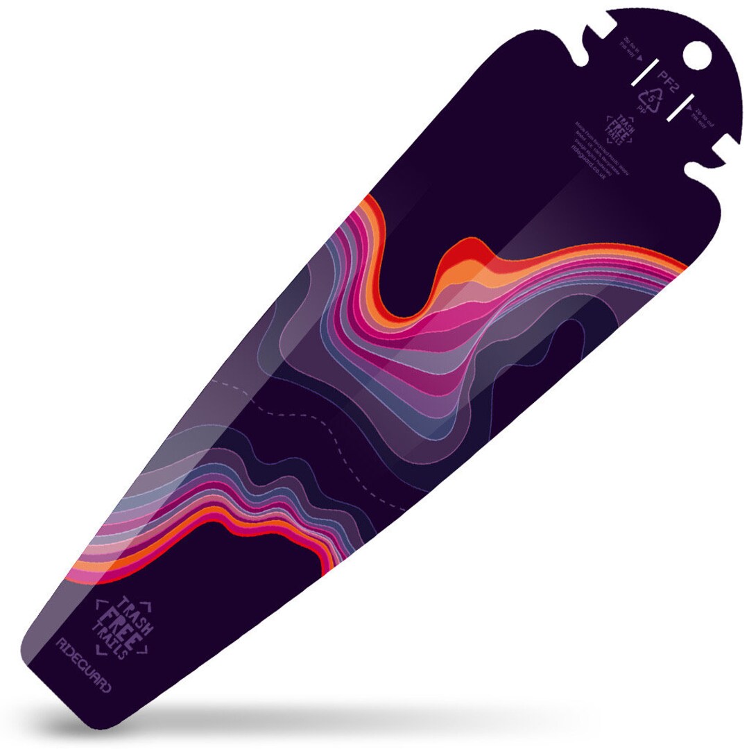 MTB Rear Mudguard Mountain Bike Ass Fender Trash Free Trails Rideguard ...
