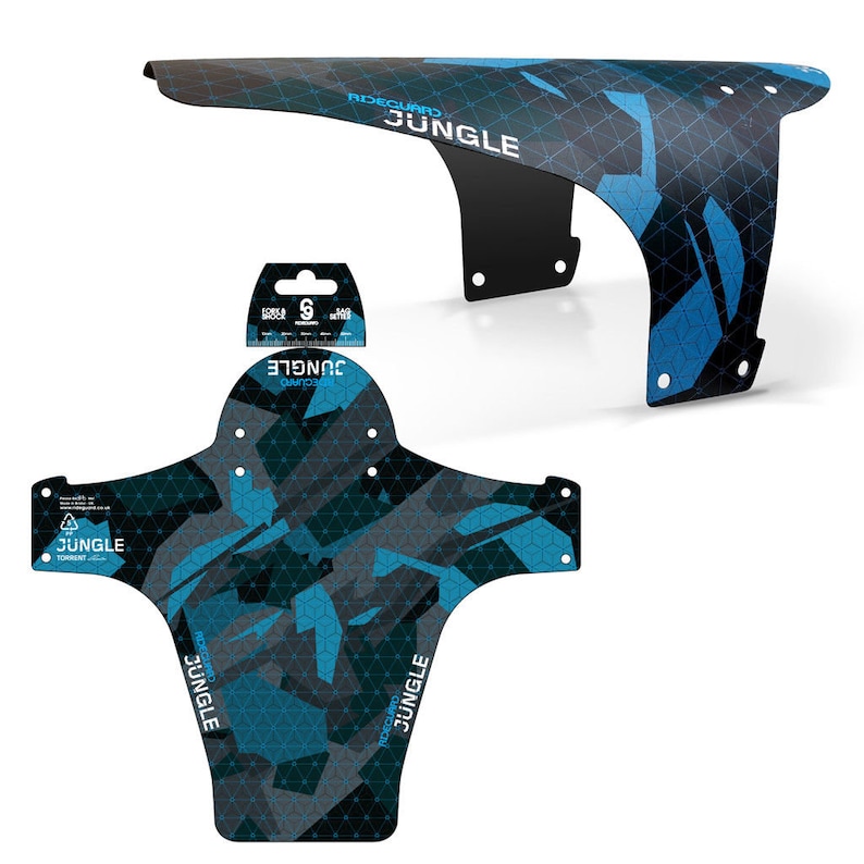 Rideguard Mountain Bike Mudguard Set PF1 & PF2 Front and Rear - Etsy