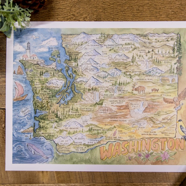 Washington State - Etsy