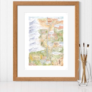 Second Edition: Central Oregon Map - Etsy
