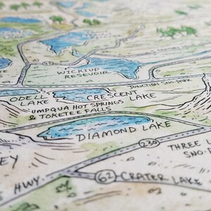 Cascade Lakes Scenic Byway Map - Etsy