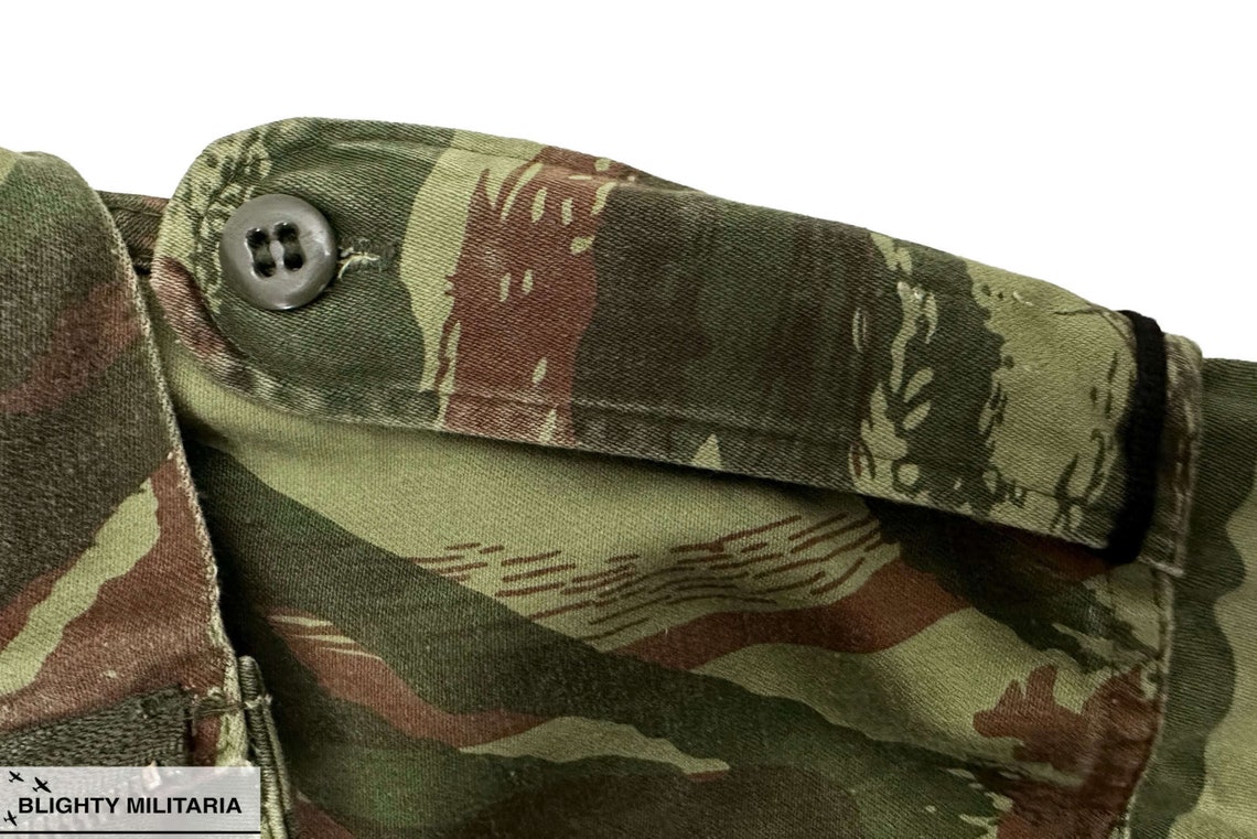 Original 1980s Commercial Made French Lizard Camouflage Combat Jacket ...