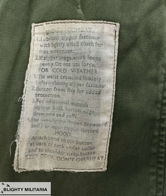 Original British Army 1960 Pattern Combat Smock - Siz… - Gem