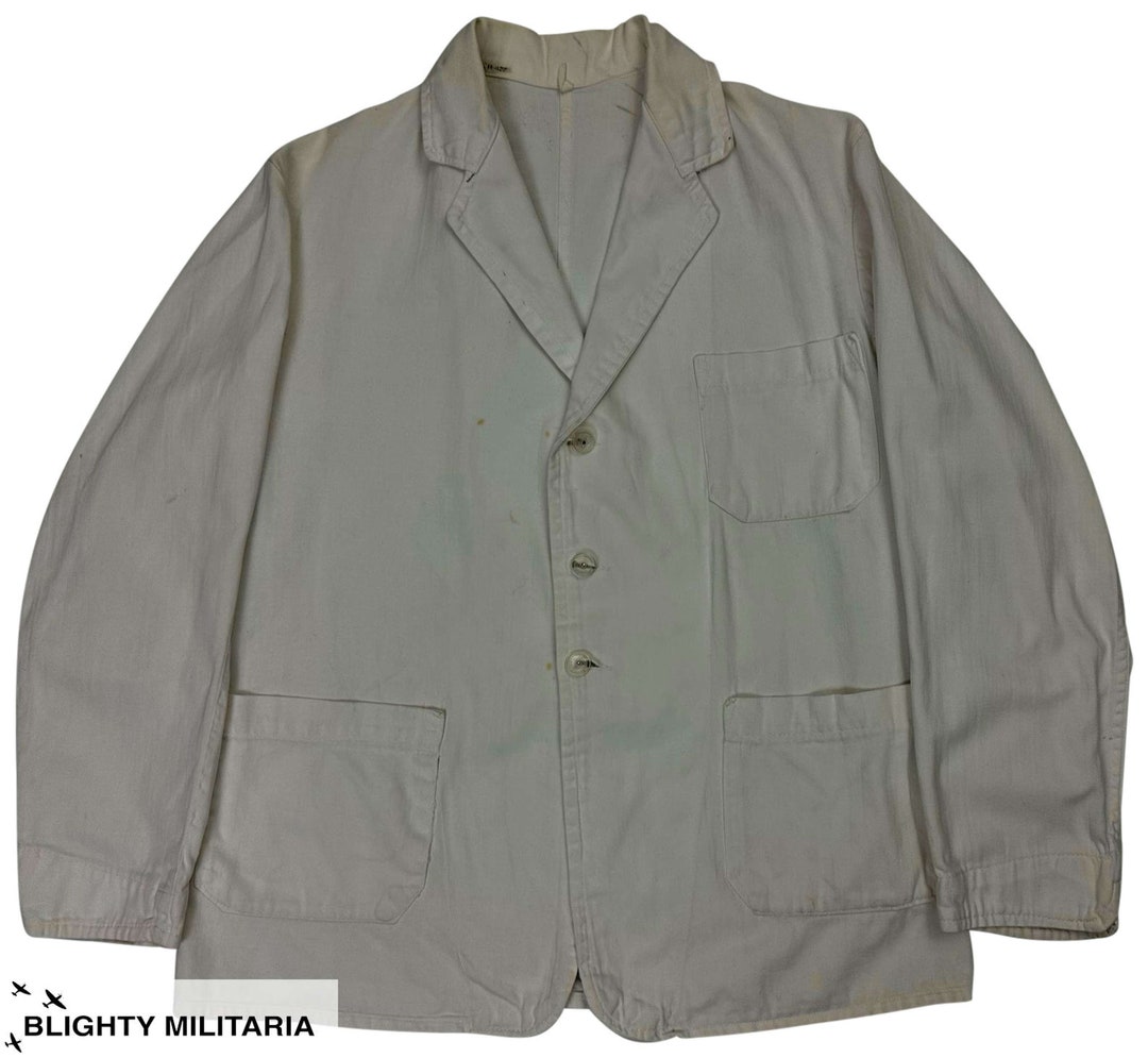 Original 1950s Men's White Cotton Engineer Jacket by - Etsy