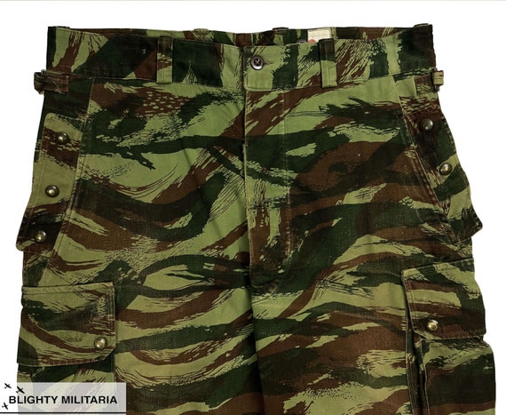 Original 1950s French Army TAP 47/56 Lizard Camouflag… - Gem