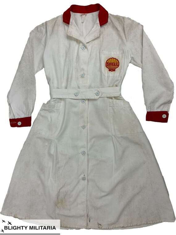 Original 1950s Ladies 'Shell' Workwear Overall Dress … - Gem