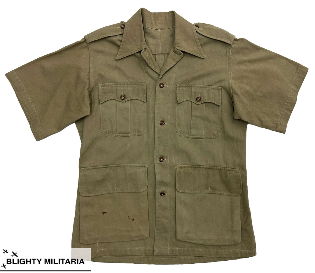 Original 1940s British Military Bush Jacket - Etsy