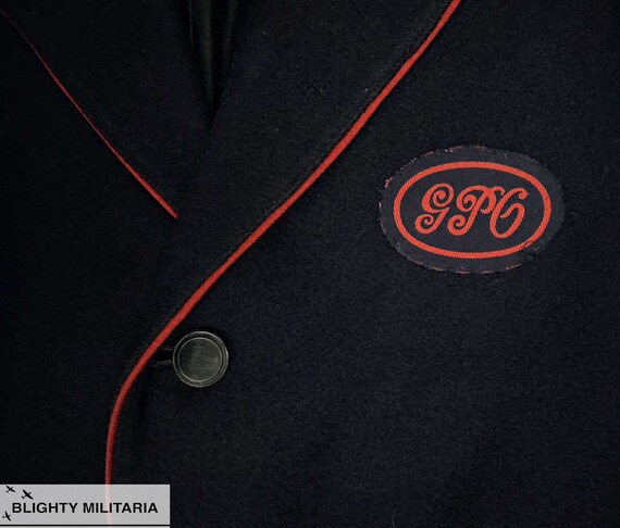 Original 1950s General Post Officer Work Jacket - GPO - Gem