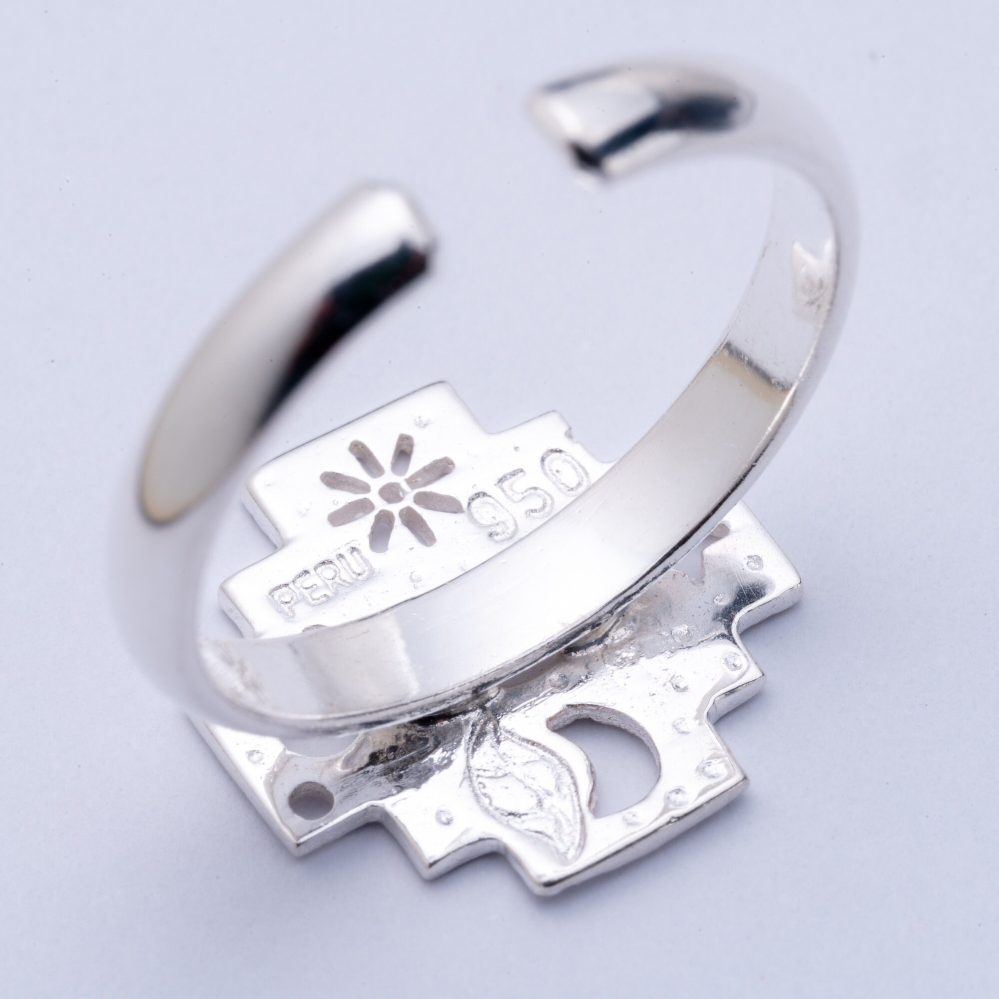 PRINCESA INCA 950 Silver Ring Andean Cross Jewelry - Etsy