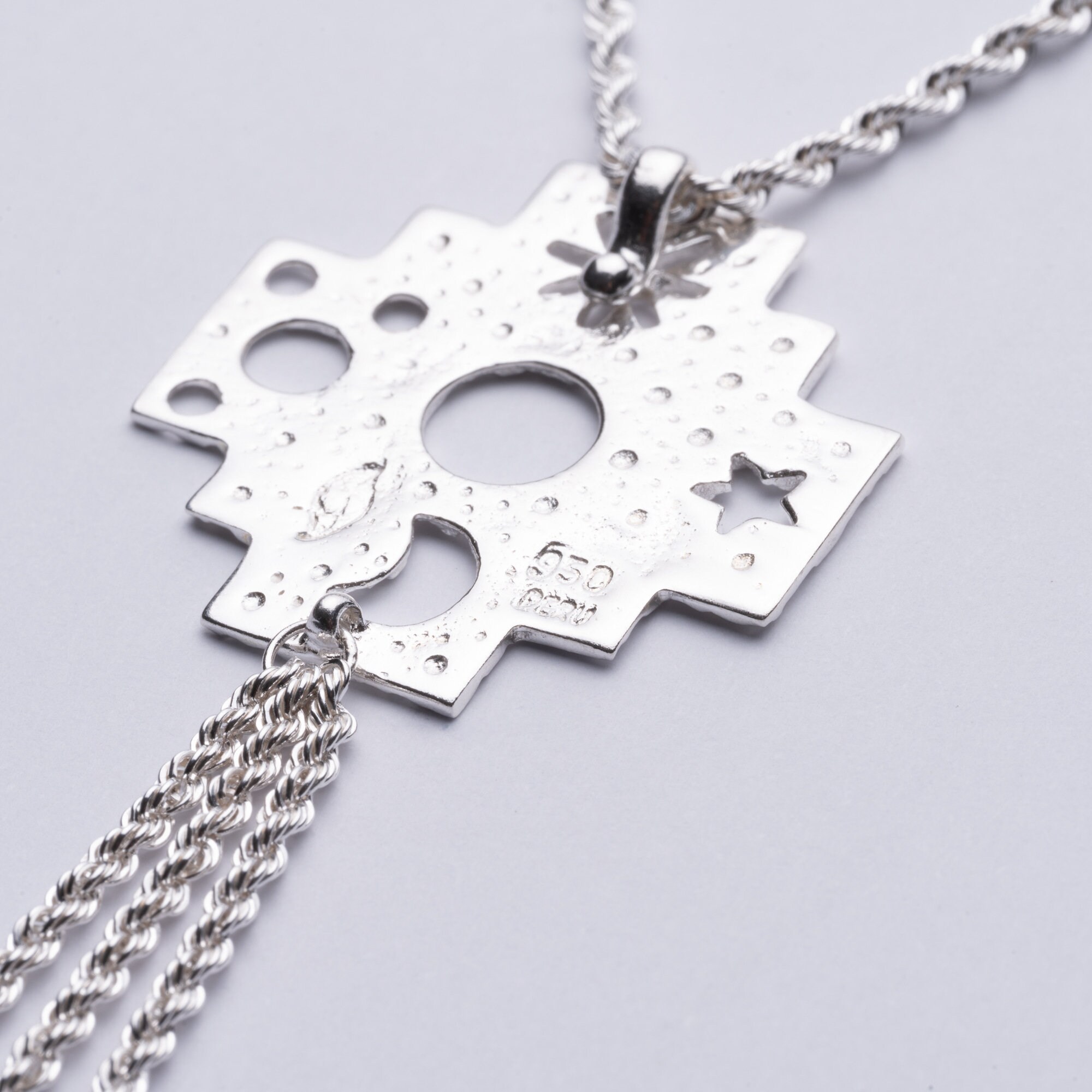 PRINCESA INCA 950 Silver Necklace ~ Andean Cross Jewelry - Etsy