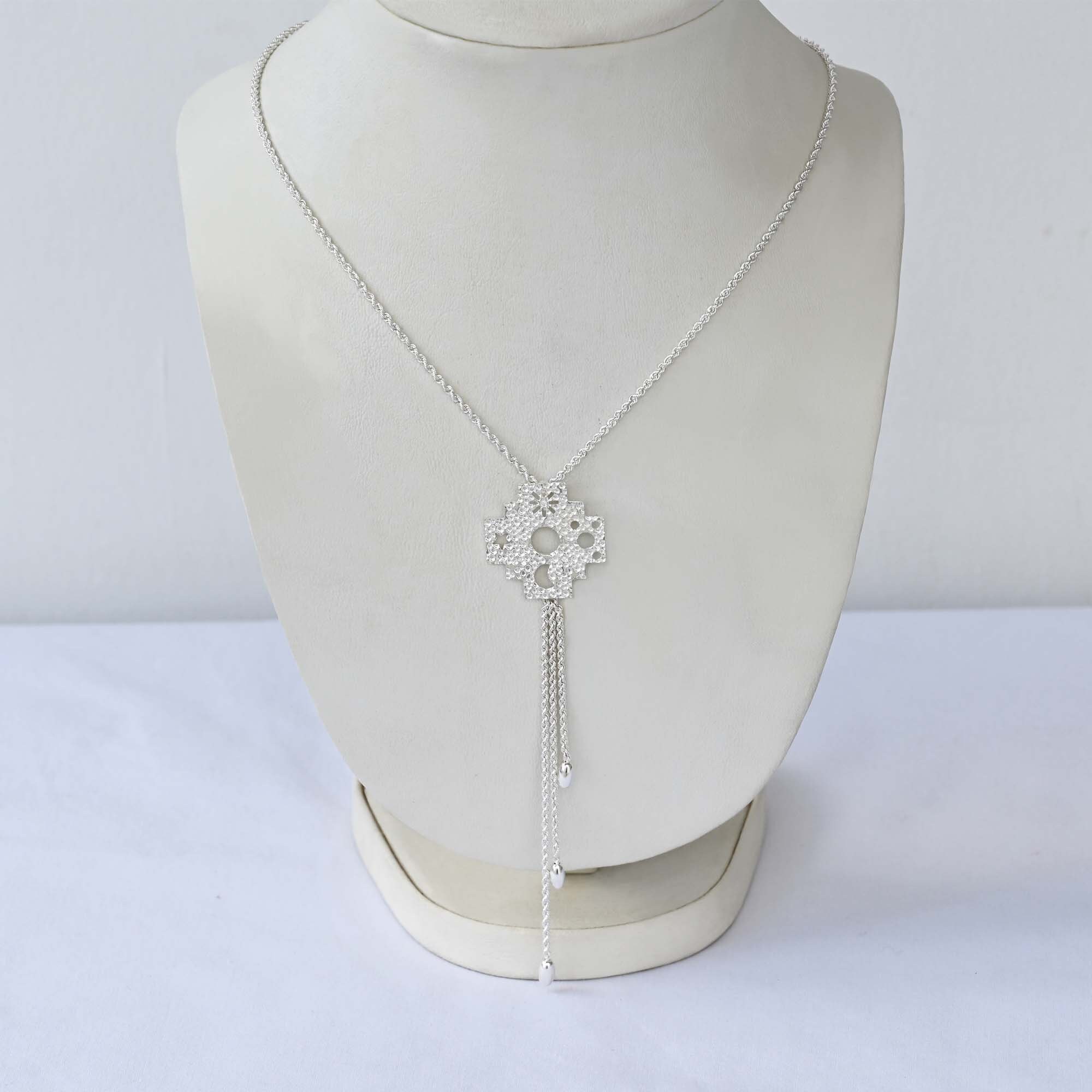 PRINCESA INCA 950 Silver Necklace ~ Andean Cross Jewelry - Etsy