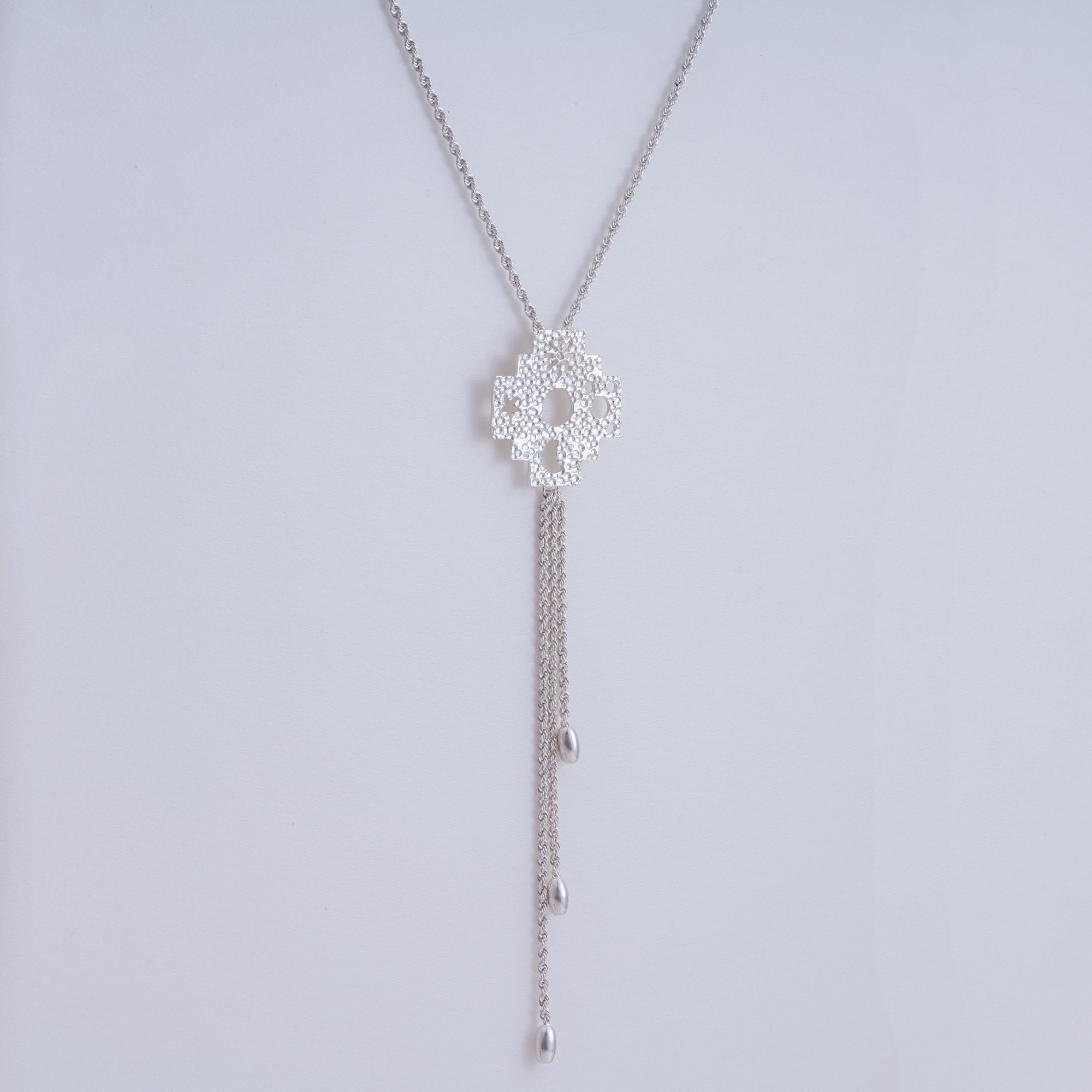 PRINCESA INCA 950 Silver Necklace ~ Andean Cross Jewelry - Etsy