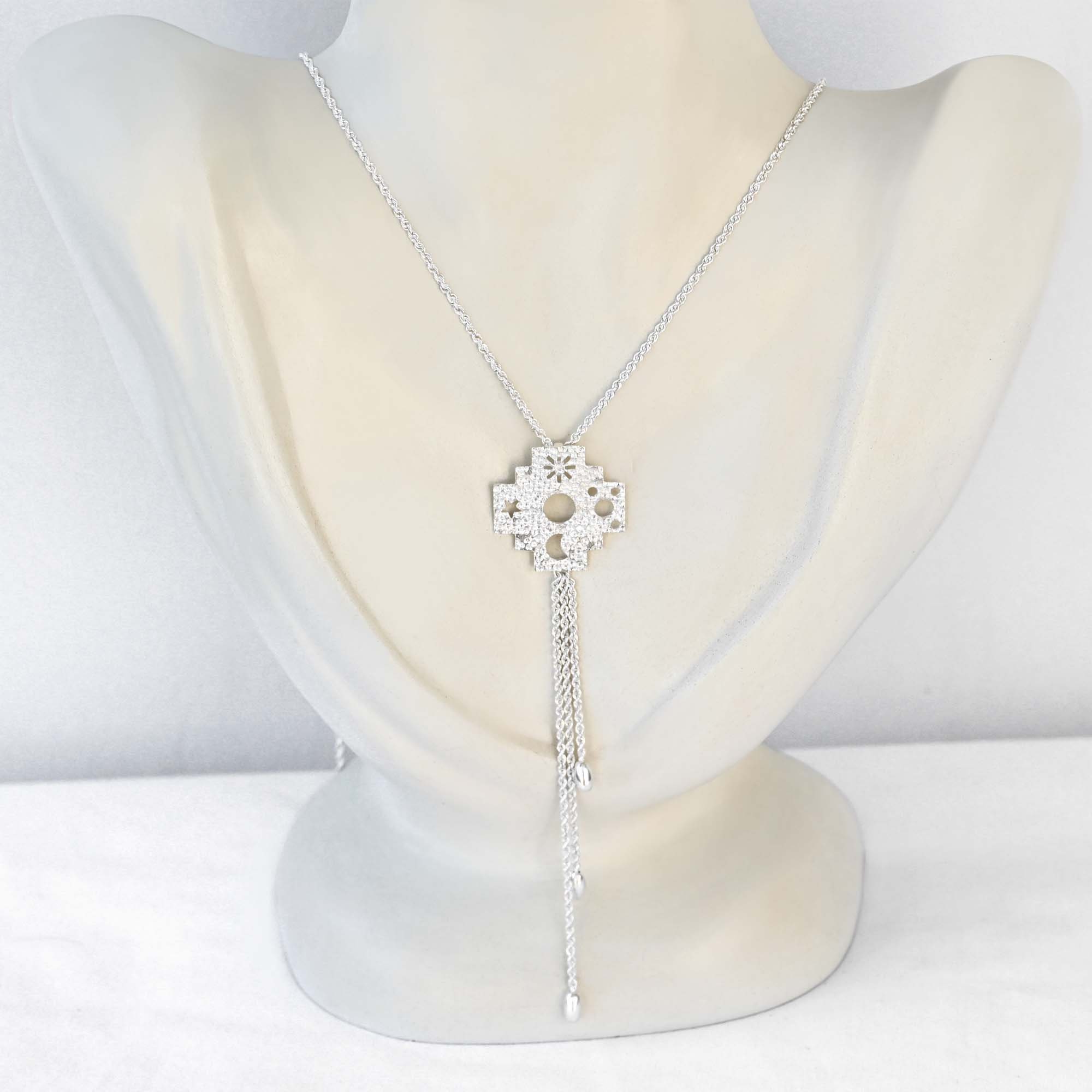 PRINCESA INCA 950 Silver Necklace ~ Andean Cross Jewelry - Etsy