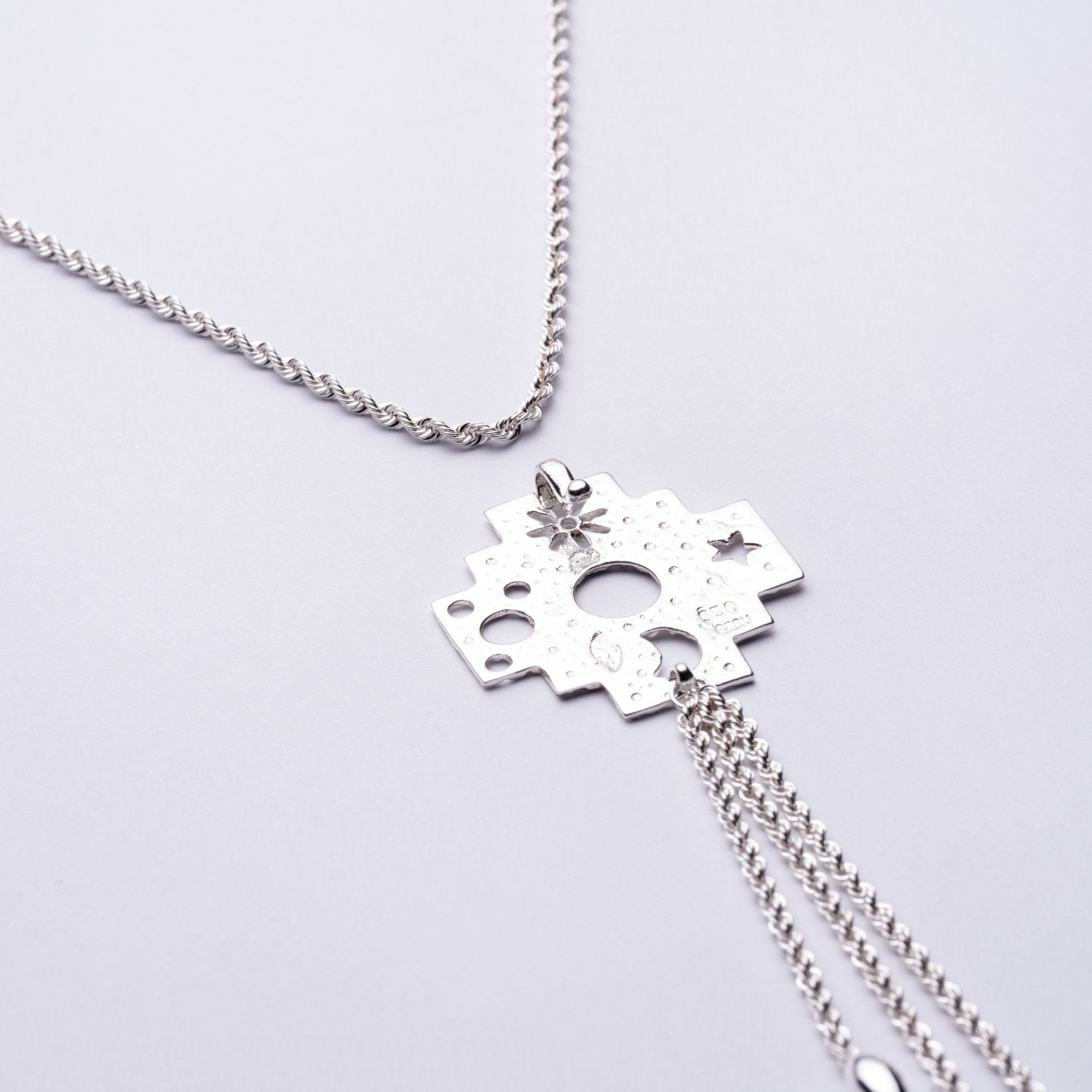PRINCESA INCA 950 Silver Necklace ~ Andean Cross Jewelry - Etsy