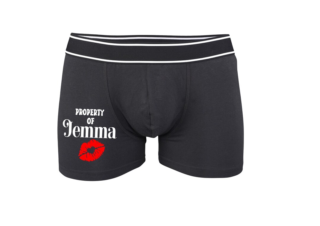 Personalised Property of (your Name) Boxer Tight Boxers Boxer Shorts ...