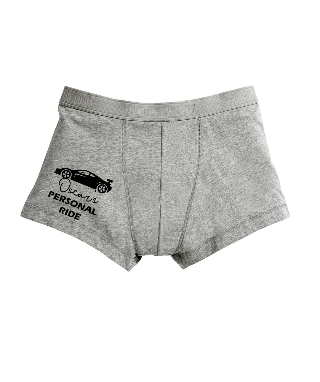 Personalised your Name's Personal Ride Sport Car Print Boxer Tight ...