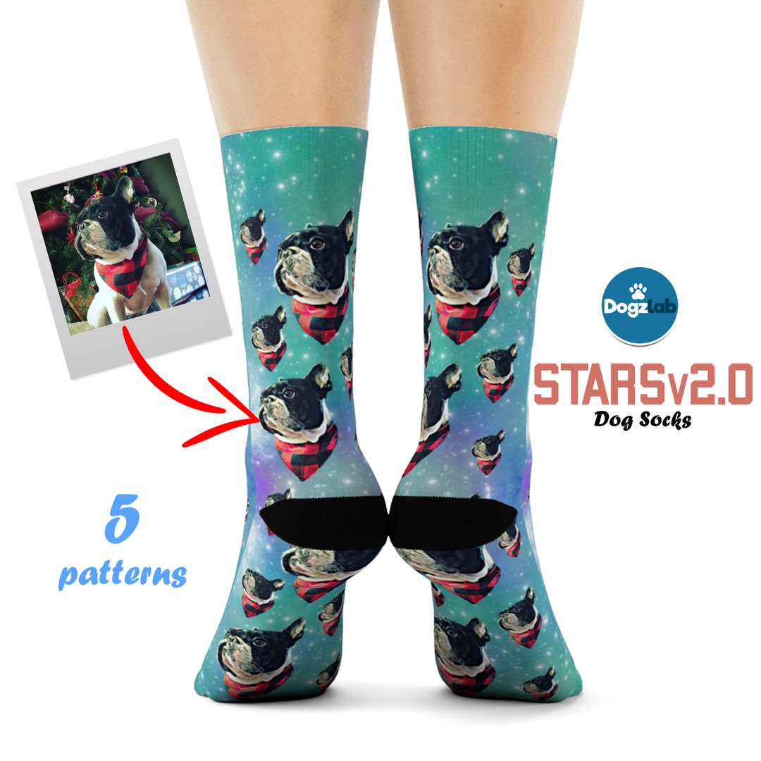 Dog Face Socks, Custom Dog Face Socks, Personalized Dog Socks, Dog ...