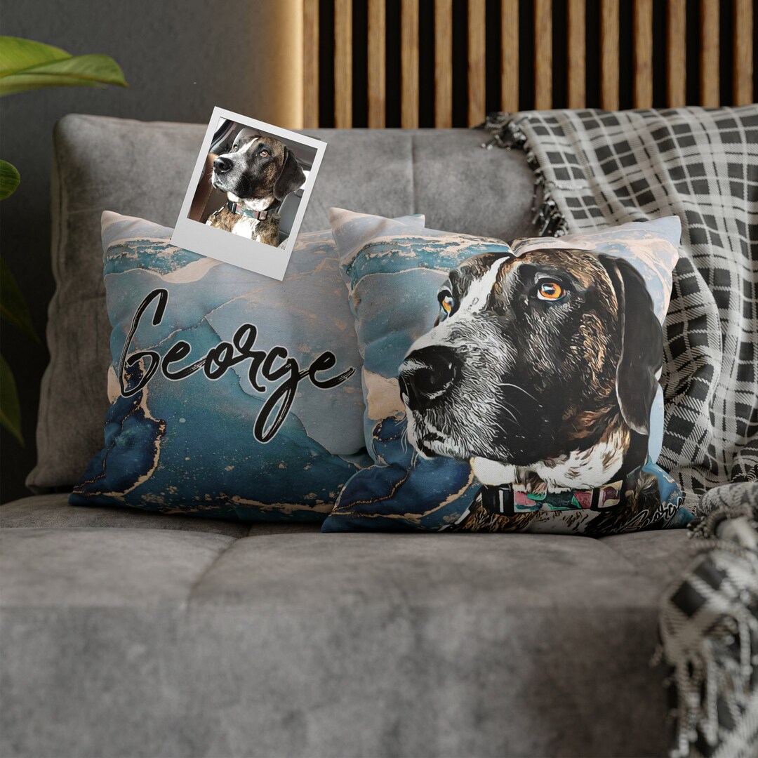Custom Pet Pillow, Custom Dog Pillow, Personalized Dog Pillow, Dog ...