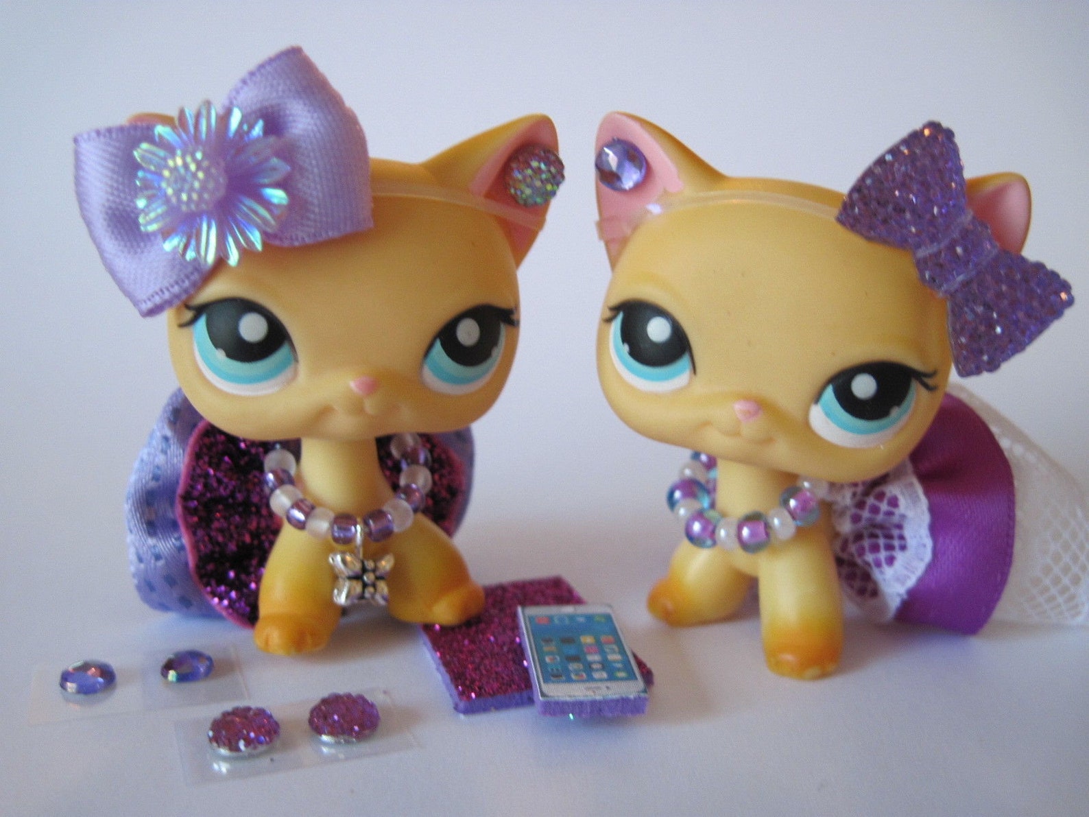 Littlest Pet Shop LPS 12 PC Clothes PURPLE Accessories Grab | Etsy