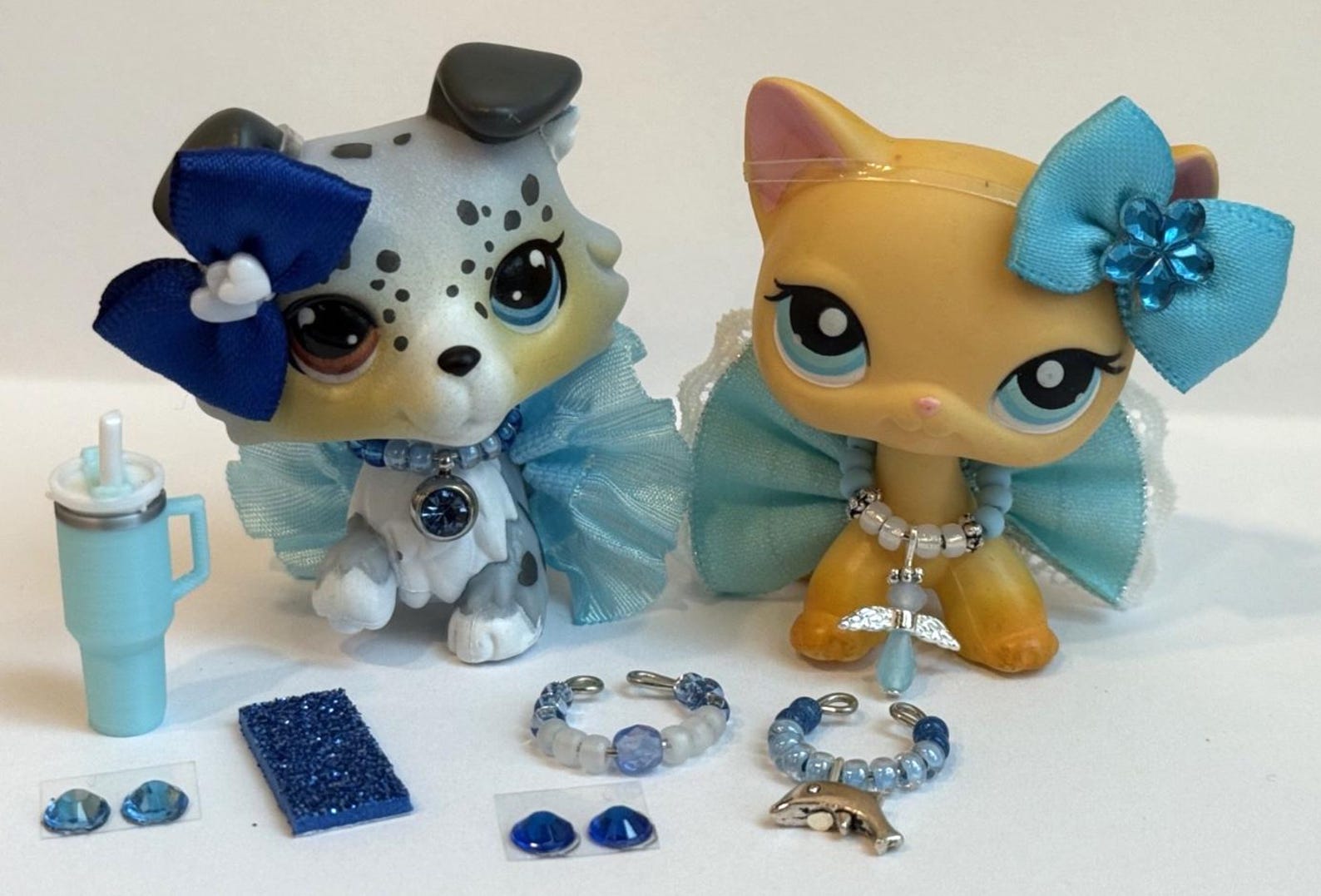 12 PC Clothes Accessories Custom Lot for Littlest Pet Shop LPS Skirt ...