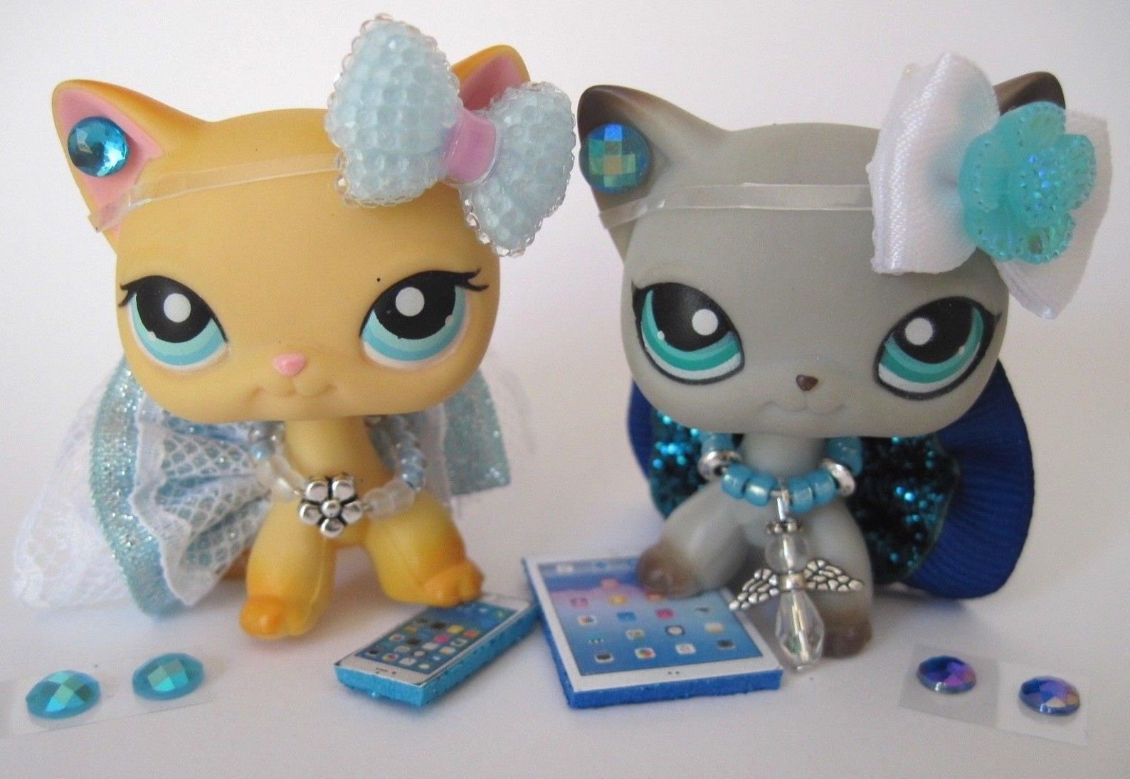 Littlest Pet Shop LPS 12 PC Clothes BLUE Accessories Grab Bag | Etsy