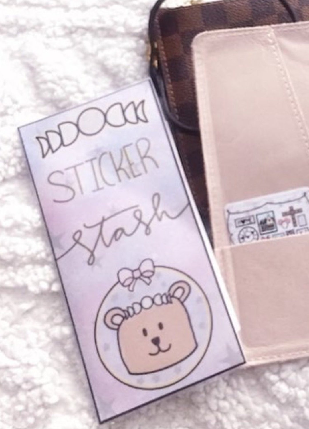 Ava Bear Sticker Stash Pouch: Hobo Weeks Folder (digital Download) - Etsy