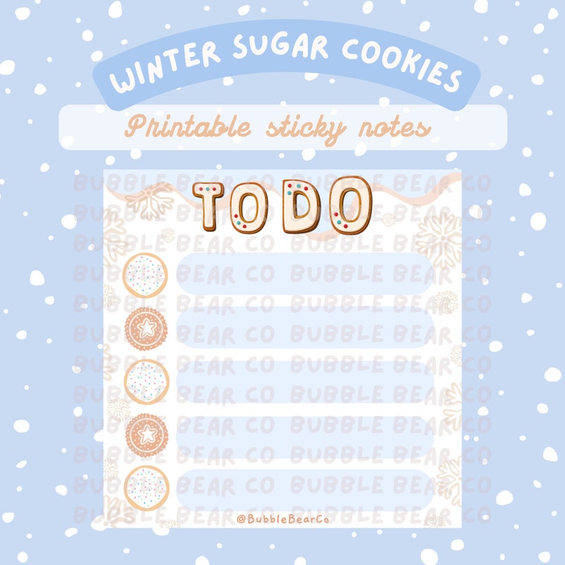 Winter Sugar Cookies - Etsy