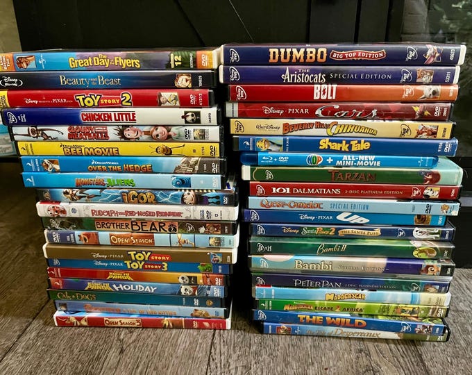 Assorted Lot of 47 Kids Great DVD Movies in Good Condition. - Etsy