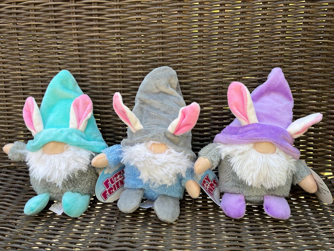 Easter Bunny Rabbit Gnomes-set of 3-for Decoration and Not a Toy! 7 ...