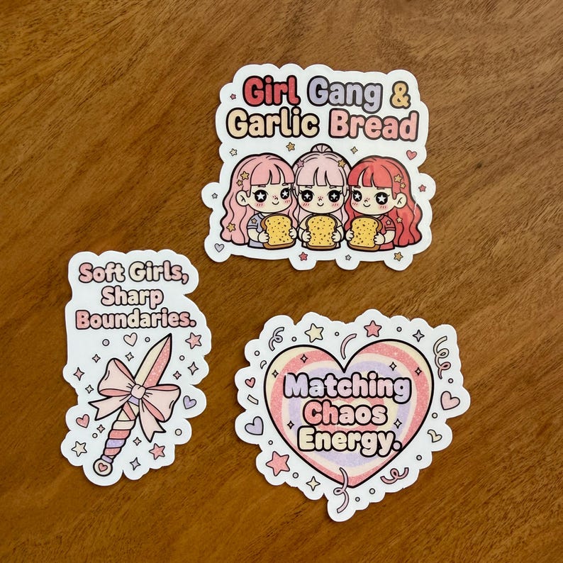 Galentine 10pc Sticker Pack: Bestie Gift, Girl Gang, Funny Sassy Friend ...