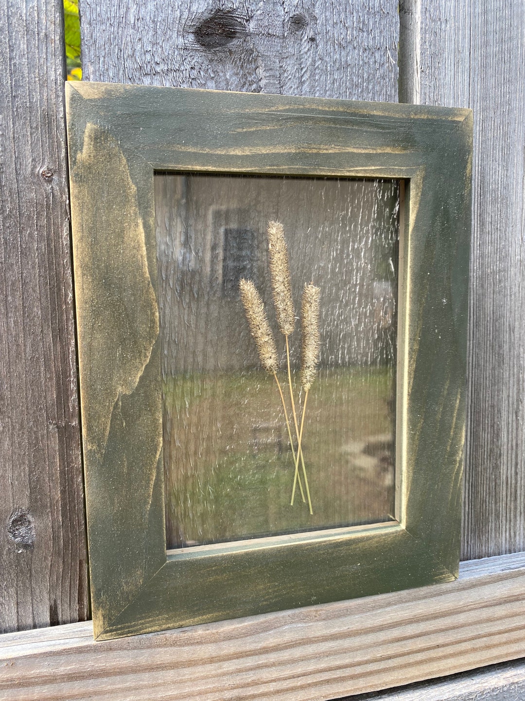 Mini Cattail Plant Pressed in Handmade 5x7 Frame - Etsy