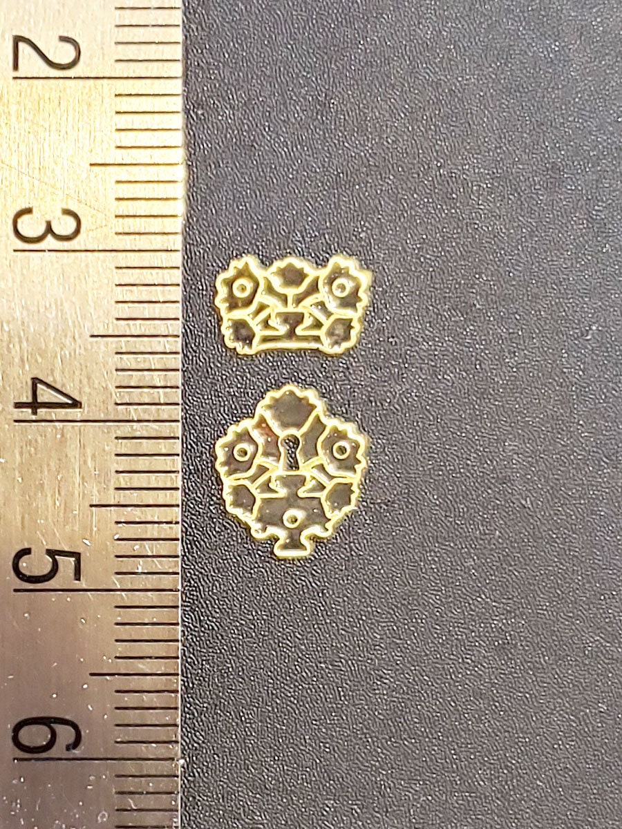 HW-16 Dollhouse Miniature Brass Hardware in 1:12 Scale - Wm and Mary ...