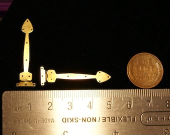 EL-01 Dollhouse Miniature Brass Hinges in 1:12 Scale - Etsy