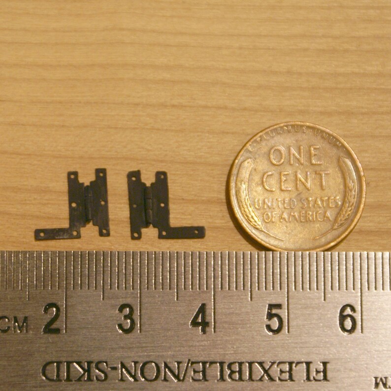 CL-03 Dollhouse Miniature Hinges in 1:12 Scale Classic - Etsy Canada