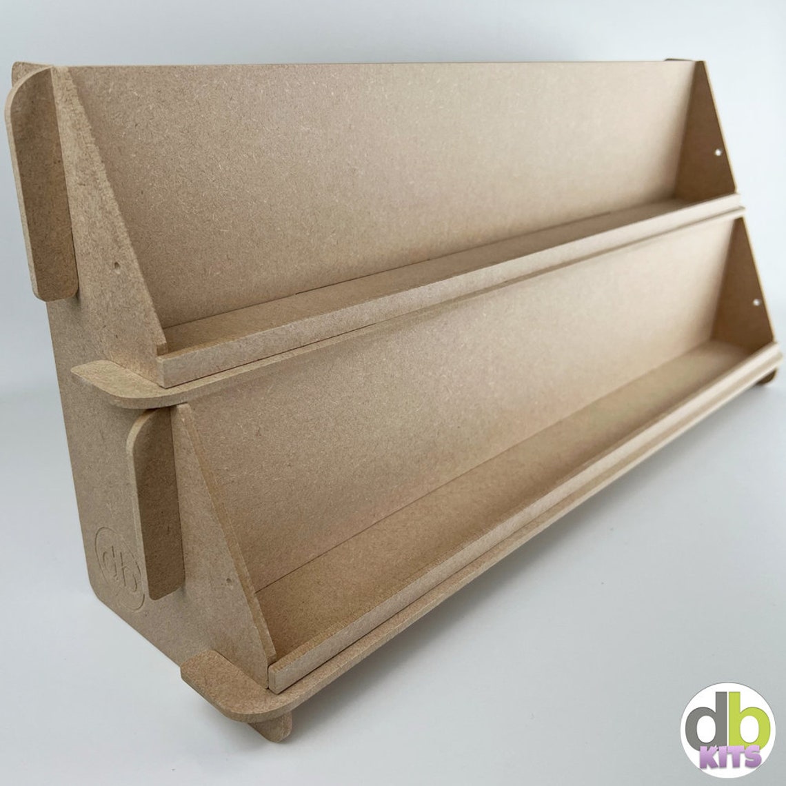 2 Tiered Wooden Craft FAIR Point of Sale Card DISPLAY STAND Retail Cnc ...