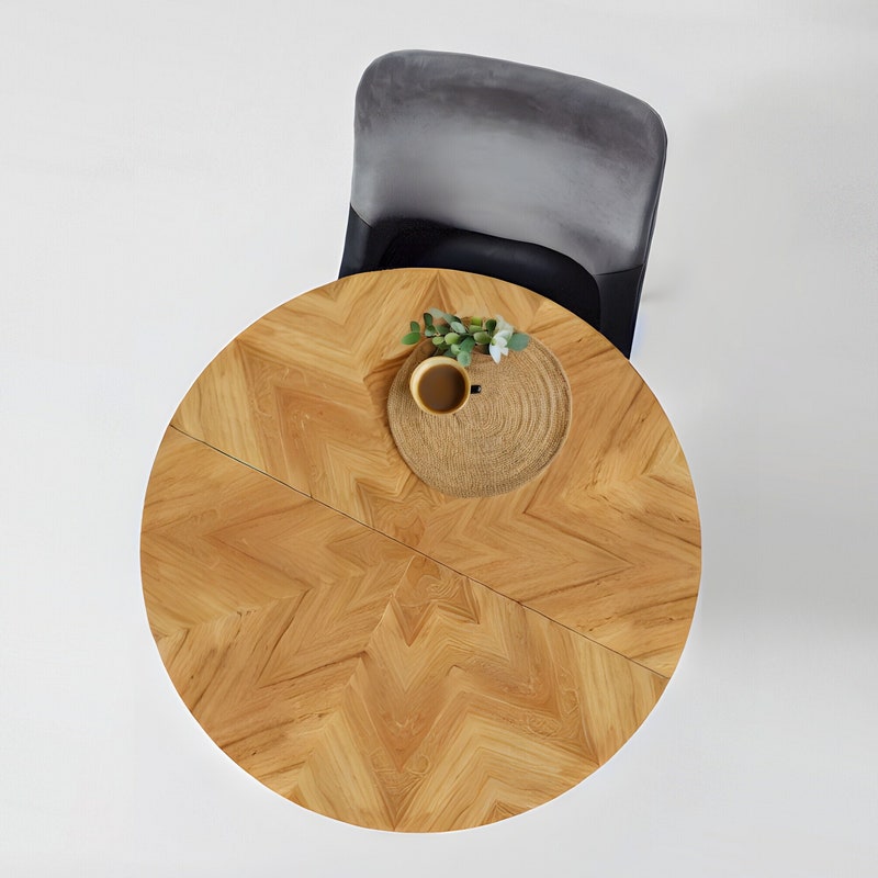 Herringbone Table - Etsy