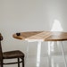 Round Extendable Dining Table Kitchen Table Made of Solid - Etsy