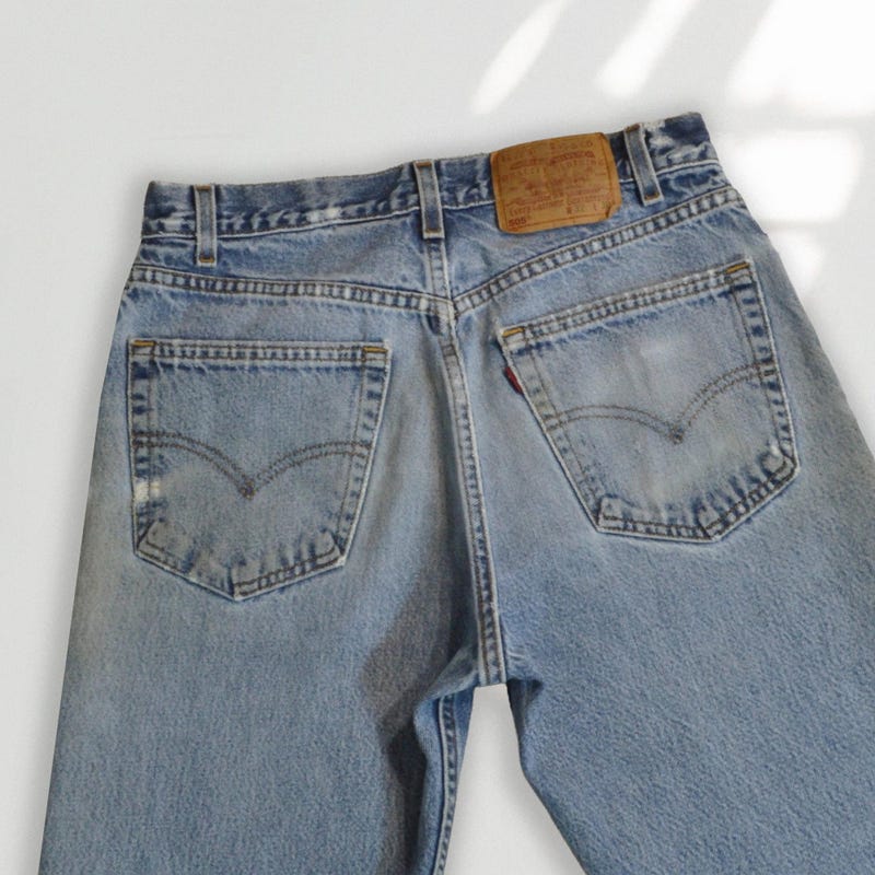 Red Tab Vintage 505 Levis - Etsy