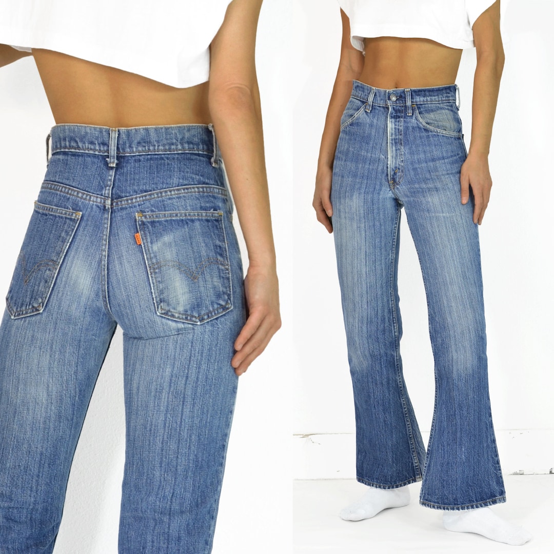 Vintage 70s Levi's 646 Bell Bottom Jeans, 28 - Etsy